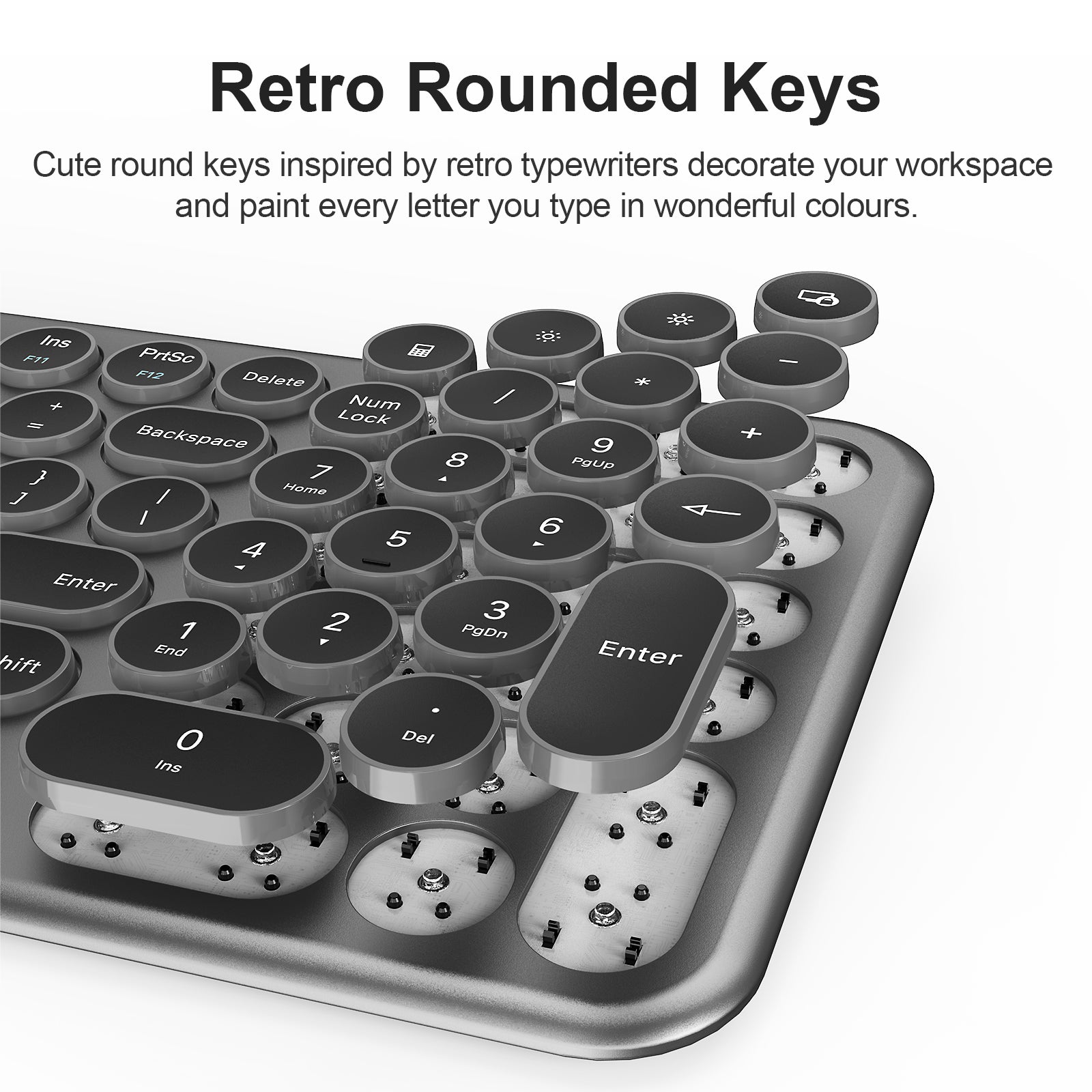 XTREMTEC XT-K101 2.4G Ultra Thin Quiet Wireless Keyboard and Mouse Com